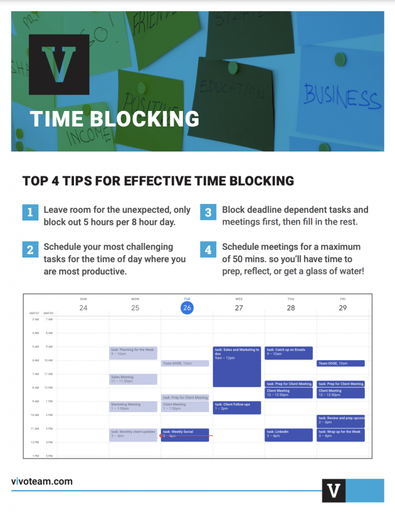 Time Blocking with Tee Komsa - Vivo Team Development